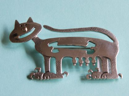Darrell Jumbo Sterling Cat Pin Toothless – Tribal Expressions