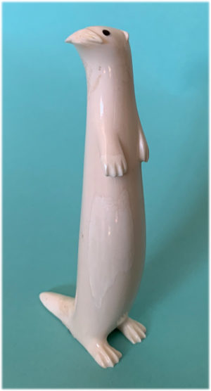Aaron Oseuk Ivory Standing Sea Otter – Tribal Expressions